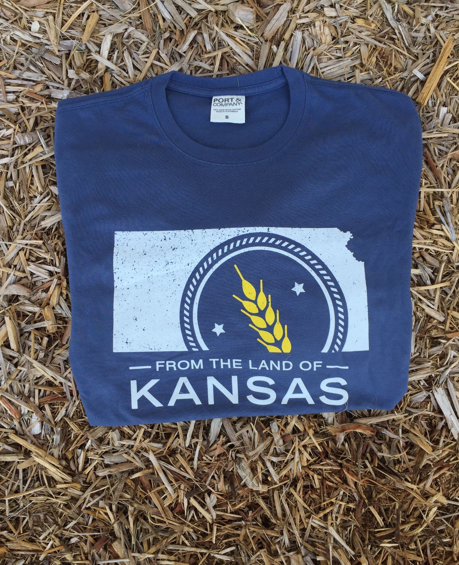 From the Land of Kansas Marketplace. Kansas long sleeve shirt