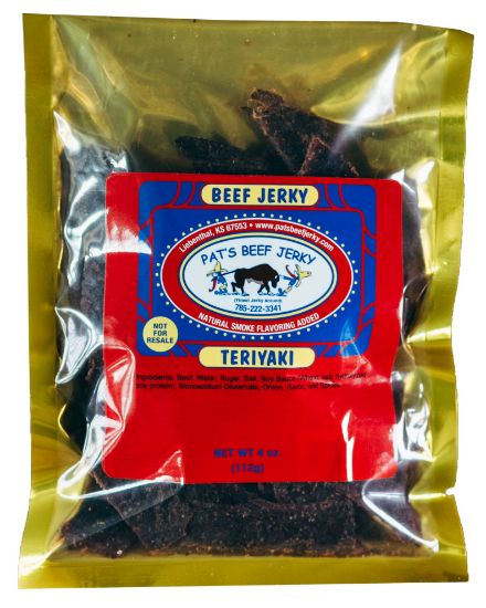 From the Land of Kansas Marketplace. Pat's Beef Jerky