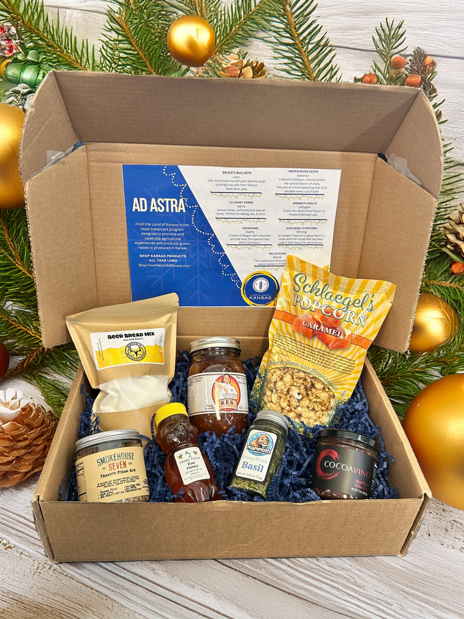 From the Land of Kansas Marketplace. Kansas Holiday Gift Box